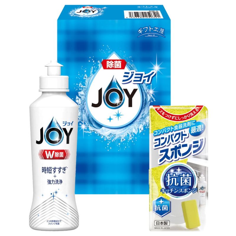 　ギフトサービスについてW除菌のジョイと抗菌効果のあるスポンジをセットしました。■商品名:ギフト工房 ジョイセット■品番:AM-5■JAN:4537789250341P&amp;G除菌ジョイ170ml、コンパクトスポンジ×各1商品特徴一覧2...