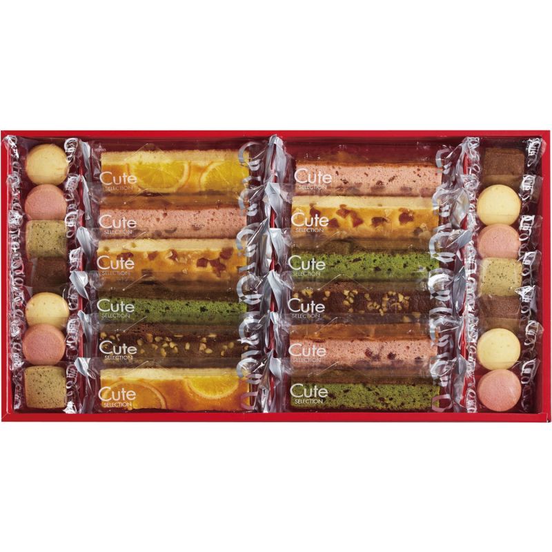 　ギフトサービスについてキュートでカラフル。素材の美味しさをとじ込めたスティックケーキ&amp;プチクッキー。■商品名:キュートセレクション■メーカー品番:CSB-20■温度帯:常温■賞味期間:120日間■商品内容:(オレンジケーキ・キャラ...