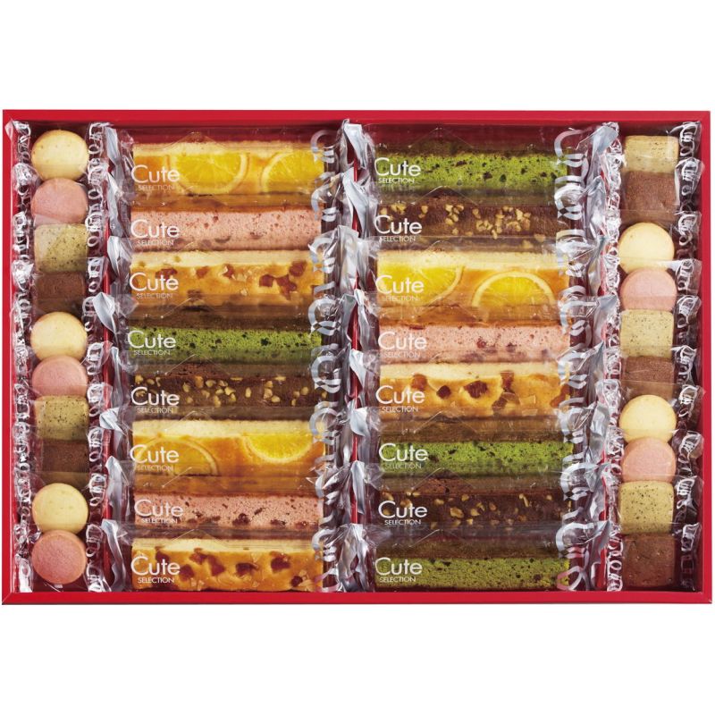 　ギフトサービスについてキュートでカラフル。素材の美味しさをとじ込めたスティックケーキ&amp;プチクッキー。■商品名:キュートセレクション■メーカー品番:CSB-30■温度帯:常温■賞味期間:120日間■商品内容:(オレンジケーキ・ミック...