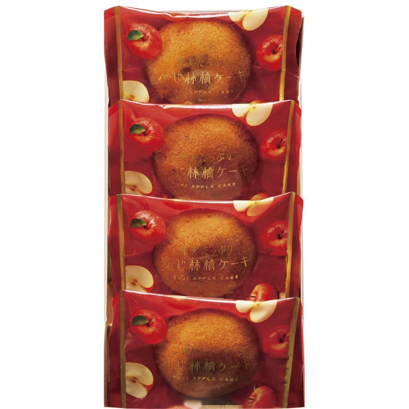 　ギフトサービスについて特製カラメルシロップに漬け込んだふじ林檎をたっぷりと入れ、くるみの食感をアクセントに、しっとり焼き上げました。■商品名:果実たっぷり ふじ林檎ケーキ■メーカー品番:RCB-5■温度帯:常温■賞味期間:120日間■商品...