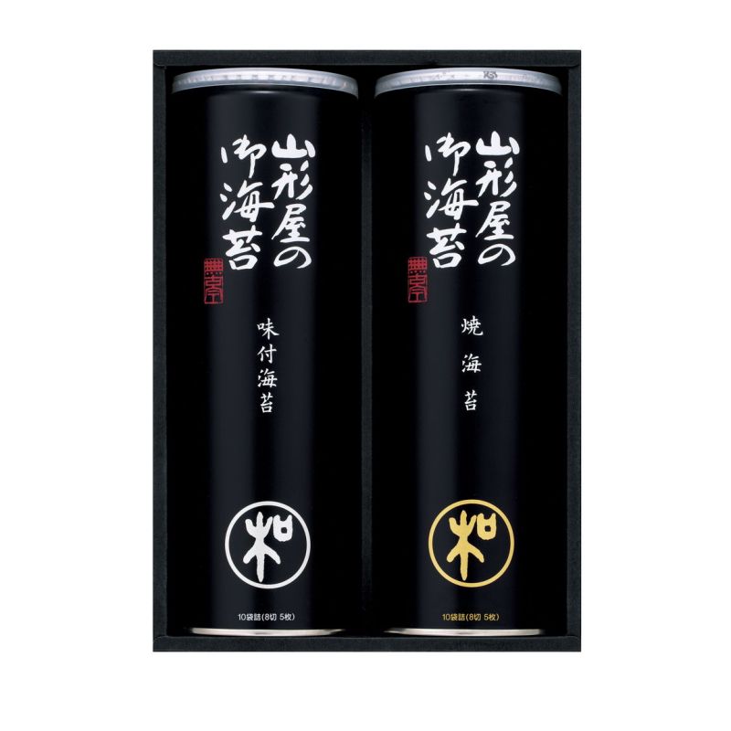 　ギフトサービスについて創業は江戸明和元年 伝統の技で焼きあげた山形屋海苔店とっておきの贈り物です。■商品名:海苔詰合せ■メーカー品番:M-300■温度帯:常温■賞味期間:547日間■商品内容:味付海苔(8切5枚×10袋)、焼海苔(8切5枚...