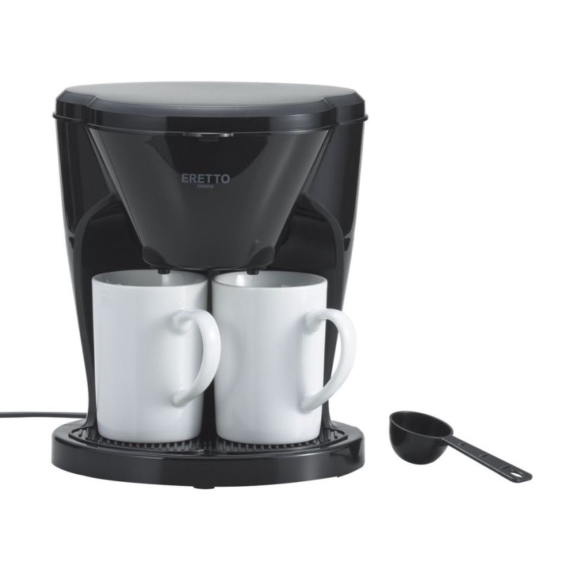 　ギフトサービスについてペーパーフィルターが不要で資源の節約にもなります。コーヒーを一度に2カップ分抽出できます。■商品名:2CUPコーヒーメーカー■メーカー品番:ET-107■商品内容:商品202×145×170mm(水タンク最大容量/3...