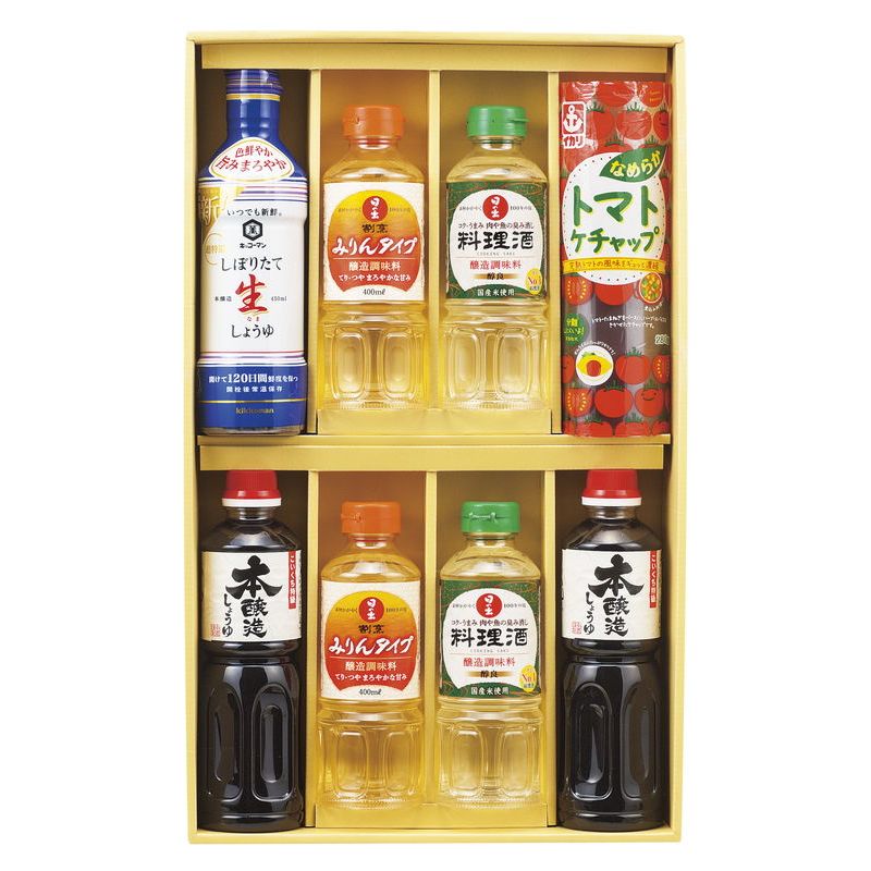 　ギフトサービスについて■商品名:キッコーマン&amp;調味料バラエティセット■メーカー品番:KSM-50N■温度帯:常温■賞味期間:360日間■商品内容:キッコーマンいつでも新鮮しぼりたて生しょうゆ450ml・サンビシ本醸造しょうゆ500...