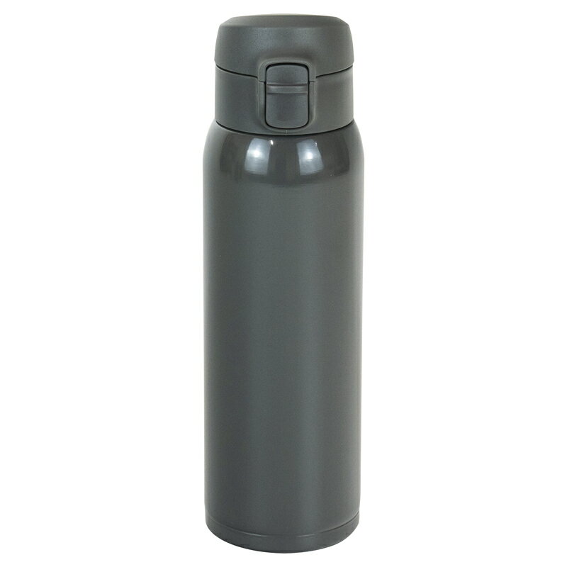 　ギフトサービスについて■商品名:モテコ ワンタッチ栓マグボトル500ml■色:グレー■材質:本体:ステンレス鋼(真空断熱構造)、飲み口:ポリプロピレン、パッキン:シリコーンゴム■サイズ:本体:7.3×6.8×23cm(500ml)×1■単...