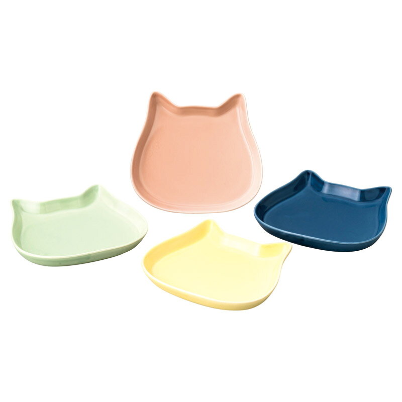 　ギフトサービスについてかわいいネコ顔のプレートは食卓を癒してくれます。■商品名:キャットプレート4枚組■原産国:日本製■箱種類:化粧箱■箱サイズ:約150×150×100mm(入)■材質:磁器■内容:キャットプレート(約140×130×2...