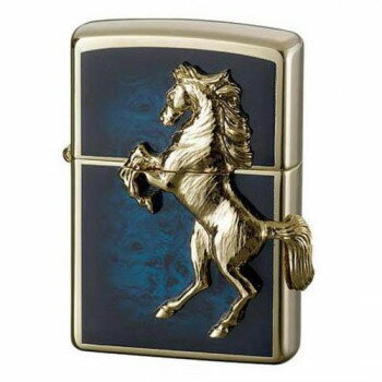　ギフト対応について　楽天国際配送対象店舗 （海外配送）　Rakuten International Shipping&nbsp;ZIPPO ゴールドプレートウイニングウィニー アトランティックブルー華麗なホースメタルジッポー。【ZIPPO...