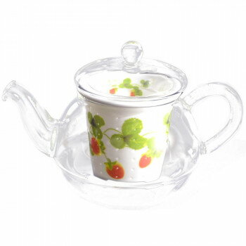 　ギフト対応について　楽天国際配送対象店舗 （海外配送）　Rakuten International Shipping&nbsp;有田焼 セランドグラス おしゃれポット いちご 300cc KA-200可愛い柄で、ティータイムを演出♪【有田...