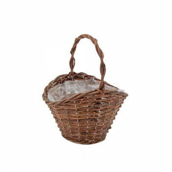 &nbsp;11610 ガーデンバスケット ワイドMバスケット型のプランターカバーです。【11610 ガーデンバスケット ワイドM】 fk094igrjs 持ち手がついているので、持ち運びも便利。店舗のインテリアとしてもおすすめです。サイズ...