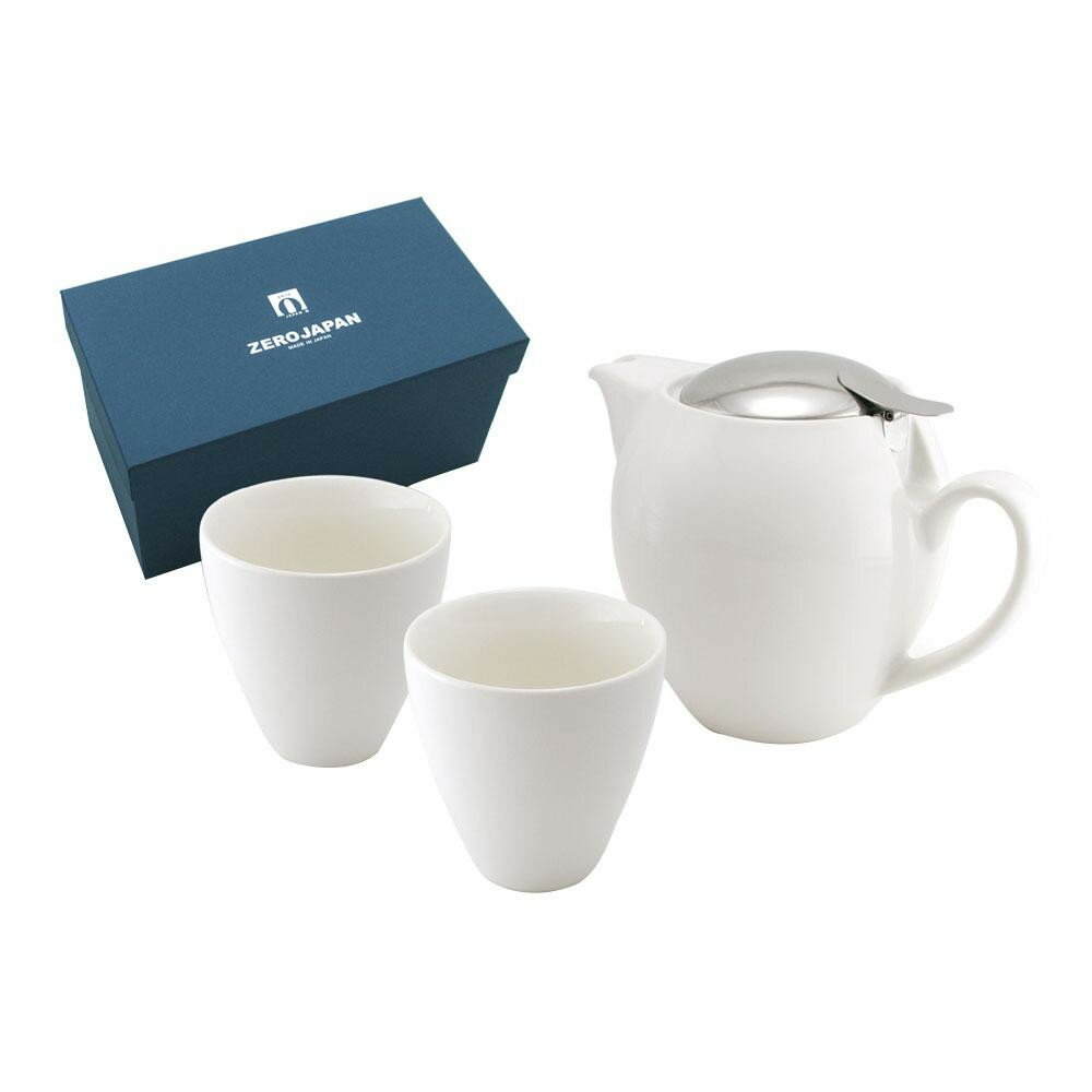 　ギフト対応について　楽天国際配送対象店舗 （海外配送）　Rakuten International Shipping&nbsp;ZERO JAPAN ユニバーサルティーポット4人用+ティーカップトール×2 ZG-004 WH・ホワイトカラ...