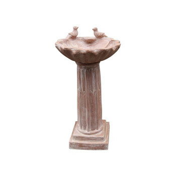 &nbsp;素焼きバードバスST型 85041鳥たちが可愛らしい素焼きの質感がいい味のバードバス【素焼きバードバスST型 85041】 fk094igrjs 鳥たちが可愛らしい素焼きの質感がいい味のバードバスです。※手作りのため、1点1点形...