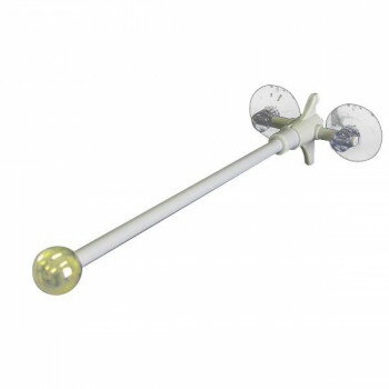 &nbsp;E器具 フラッグポール 872 2個吸盤式 丸パイプ式 26cm 金オシャレに活用!!【E器具 フラッグポール 872 2個吸盤式 丸パイプ式 26cm 金】 fk094igrjs 両面フラッグにちょうどピッタリなサイズの専用ポ...