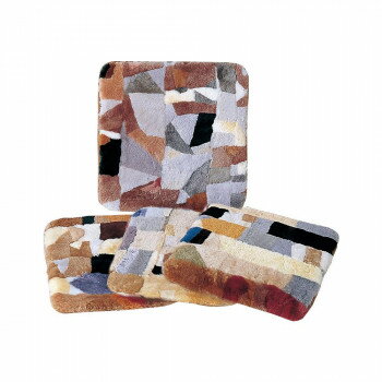 &nbsp;ムートン クッション 4枚組 DZL07404Pムートンならではの暖かさ!【ムートン クッション 4枚組 DZL07404P】 fk094igrjs 肌触りふんわり羊毛皮100％のムートンクッション。事務用椅子、お車のシートクッ...