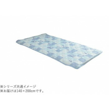 　ギフト対応について　楽天国際配送対象店舗 （海外配送）　Rakuten International Shipping&nbsp;敷パッド パッチ猫 140×200cm ブルー 1195100370301おすすめ【敷パッド パッチ猫 140...