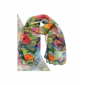 　ギフト対応について　楽天国際配送対象店舗 （海外配送）　Rakuten International Shipping&nbsp;アーチストブルームシリーズ ストール シルビアヴァシレバ「フラワーズオンモスグリーン」 AB-01703おすす...