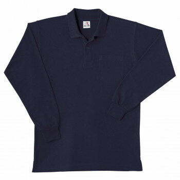 　ギフト対応について　楽天国際配送対象店舗 （海外配送）　Rakuten International Shipping&nbsp;桑和 0020 長袖ポロシャツ(胸ポケット付き) 4Lサイズ ネイビー(1)おすすめ【桑和 0020 長袖ポロ...