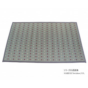 &nbsp;掛川マット十和田 掛川織 い草玄関マット 70x120cm グレー TSN341273福岡県伝統工芸品の掛川織【掛川マット十和田 掛川織 い草玄関マット 70x120cm グレー TSN341273】 fk094igrjs 涼し...