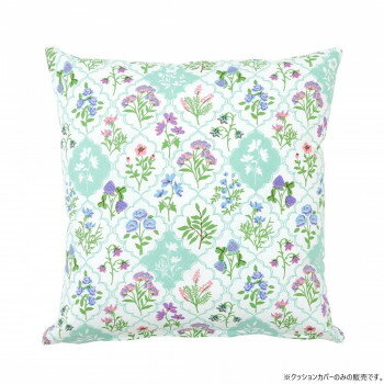　ギフト対応について　楽天国際配送対象店舗 （海外配送）　Rakuten International Shipping&nbsp;クッションカバー レースフラワー ブルー 15625883371ボタニカルデザインのクッションカバー【クッショ...