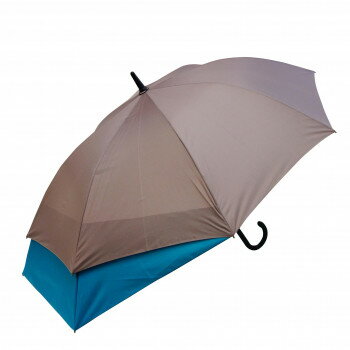 　ギフト対応について　楽天国際配送対象店舗 （海外配送）　Rakuten International Shipping&nbsp;藤田屋 スライド設計長傘 スライド ツートンカラー チャコール×ブルーグリーン SL60-2141おすすめ【藤...