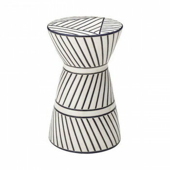 　ギフト対応について　楽天国際配送対象店舗 （海外配送）　Rakuten International Shipping&nbsp;東谷 スツール ホワイト CLY-21Aトライバルテイストの陶器製スツール【東谷 スツール ホワイト CLY-...