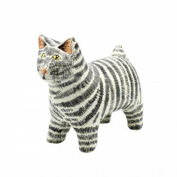 　ギフト対応について　楽天国際配送対象店舗 （海外配送）　Rakuten International Shipping&nbsp;ペーパーマッシュ しましまネコ 大 32525806038インドの伝統紙細工ペーパーマッシュアイテム【ペーパー...