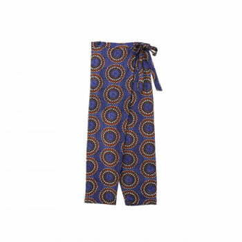 　ギフト対応について　楽天国際配送対象店舗 （海外配送）　Rakuten International Shipping&nbsp;サルエルパンツ アフリカン ブルー×オレンジ 11725240232前がラップ風のパンツ【サルエルパンツ アフ...