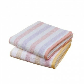 　ギフト対応について　楽天国際配送対象店舗 （海外配送）　Rakuten International Shipping&nbsp;泉州産マジックボーダーバスタオル 2色組PK×YE K-6018-2PY泉州産のバスタオル【泉州産マジックボー...