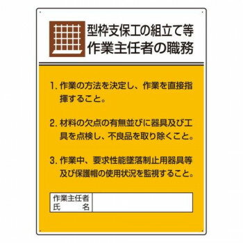 　ギフト対応について　楽天国際配送対象店舗 （海外配送）　Rakuten International Shipping&nbsp;ユニット 作業主任者職務板 型枠支保工の組立て… 808-19Aおすすめ【ユニット 作業主任者職務板 型枠支保...