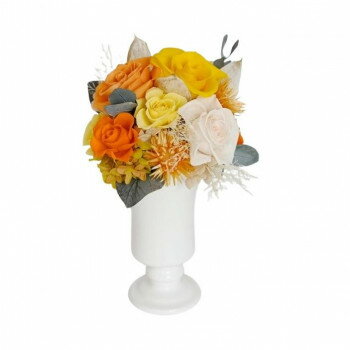 　ギフト対応について　楽天国際配送対象店舗 （海外配送）　Rakuten International Shipping&nbsp;フラワーアレンジ Fint フィント YE F-6183ローズの絶妙なグラデーション【フラワーアレンジ Fin...