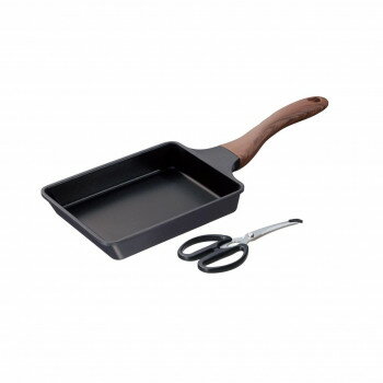 　ギフト対応について　楽天国際配送対象店舗 （海外配送）　Rakuten International Shipping&nbsp;エヌトーン IH対応玉子焼(キッチンバサミ付) MB-1457 1034132雰囲気のあるフライパンを食卓に【...