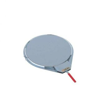 &nbsp;サカエ クルクル回転盤 メッキ 440×625×14mm バンド式ハンドストッパー付 KHM-410超薄型11mm!!軽量で扱いやすく作業に最適【サカエ クルクル回転盤 メッキ 440×625×14mm バンド式ハンドストッパー...