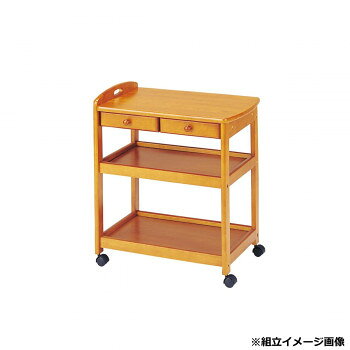 &nbsp;弘益(KOEKI) UTILITY 木製キッチンワゴン ブラウン KW600HBR厚みのある天然木を用いたキッチンワゴン【弘益(KOEKI) UTILITY 木製キッチンワゴン ブラウン KW600HBR】 fk094igrjs...