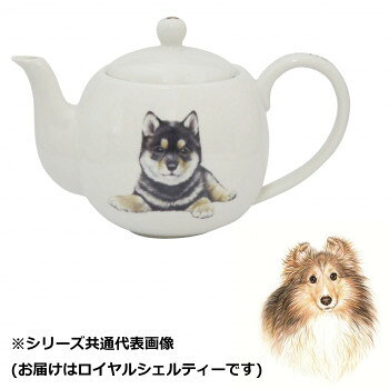 　ギフト対応について　楽天国際配送対象店舗 （海外配送）　Rakuten International Shipping&nbsp;わんコレ 丸ポット ロイヤル シェルティー wa-mrpo-G9犬のイラストが描かれている丸形ポット【わんコレ...