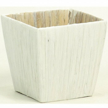 　ギフト対応について　楽天国際配送対象店舗 （海外配送）　Rakuten International Shipping&nbsp;エスジーワンダーゾーン L付ヒヤシンスダ鉢4号用角白 366-40DE水草の香りが漂う4号用鉢カバー【エスジー...