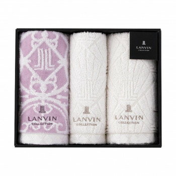 　ギフト対応について　楽天国際配送対象店舗 （海外配送）　Rakuten International Shipping&nbsp;ランバン フェイス・ウォッシュタオルセット パープル 22709-23940-600 4080-054ギフトに...