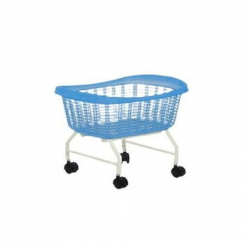 &nbsp;高田ベッド製作所 マルチバスケット(ブルー) キャスター付き TB-73-23マルチバスケット【高田ベッド製作所 マルチバスケット(ブルー) キャスター付き TB-73-23】 fk094igrjs 直径4cmの双輪キャスター付...