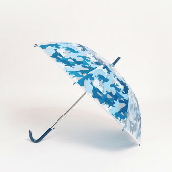 　ギフト対応について　楽天国際配送対象店舗 （海外配送）　Rakuten International Shipping&nbsp;gnocco(ニョッコ) 長傘 迷彩猫 ブルー SY15-CT-2BL猫の肉球をあしらった持ち手はすべりどめに...