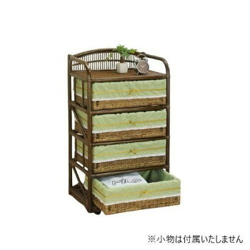 &nbsp;今枝商店 Romantic Rattan 籐ランドリー 4段 E360B天然籐の温もりと清涼感【今枝商店 Romantic Rattan 籐ランドリー 4段 E360B】 fk094igrjs 引出内部は布張りですので衣類を傷つ...