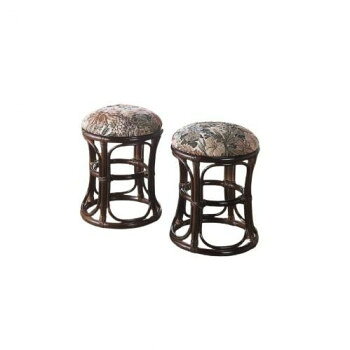 &nbsp;今枝商店 Romantic Rattan 籐クッション付スツール 2個組 TK43高級感を演出【今枝商店 Romantic Rattan 籐クッション付スツール 2個組 TK43】 fk094igrjs 軽くてコンパクトなので持...