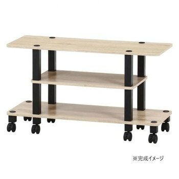 　ギフト対応について　楽天国際配送対象店舗 （海外配送）　Rakuten International Shipping&nbsp;不二貿易 C/D:52271 フィット TV台(キャスター付) オーク工具不要で組み立て簡単【不二貿易 C/D...