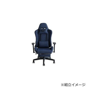 &nbsp;東馬(TOHMA) SeAGA-04 ゲーミングチェア BL ブルー 54677670インテリアに馴染みやすいゲーミングチェア【東馬(TOHMA) SeAGA-04 ゲーミングチェア BL ブルー 54677670】 fk094...