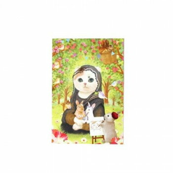 &nbsp;とことこサーカス ポストカード 猫/ネコ 「ネコリザ」 5枚セット ST-PC-041額に入れて飾ればお部屋が小さな美術館に【とことこサーカス ポストカード 猫/ネコ 「ネコリザ」 5枚セット ST-PC-041】 fk094i...