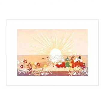 　ギフト対応について　楽天国際配送対象店舗 （海外配送）　Rakuten International Shipping&nbsp;MOOMIN ムーミン ポスター 21×30 Moomin Sunset by the Sea PTR0400...