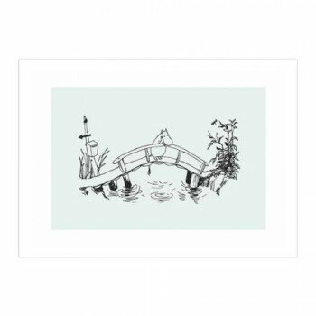 　ギフト対応について　楽天国際配送対象店舗 （海外配送）　Rakuten International Shipping&nbsp;MOOMIN ムーミン ポスター 21×30 Moomin On Moominvalley Bridge PT...