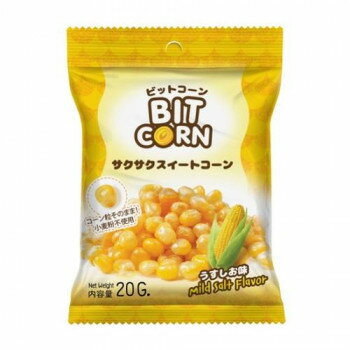 &nbsp;サクサクスイートコーン うすしお味 20g 24個セットサラダトッピングやお菓子に【サクサクスイートコーン うすしお味 20g 24個セット】 栄養成分20gあたりエネルギー:87kcalたんぱく質:2.4g脂質:2.7g炭水化...