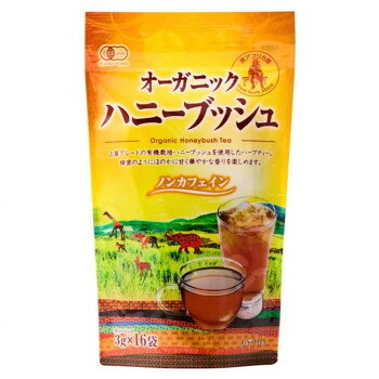 &nbsp;山陽商事 オーガニックハニーブッシュティーティーパック 48g(3g×16袋)×12(ケース販売)限られたエリアに飲み生息する植物【山陽商事 オーガニックハニーブッシュティーティーパック 48g(3g×16袋)×12(ケース販売...