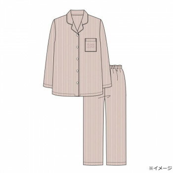 　ギフト対応について　楽天国際配送対象店舗 （海外配送）　Rakuten International Shipping&nbsp;ギャルソンヌ レディスパジャマ Candy Closet ブロード ストライプシャツ ピンク 261046 M...
