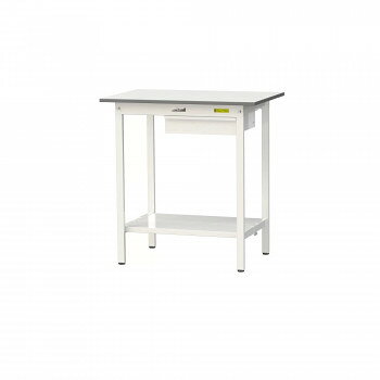 &nbsp;山金工業(YamaTec) SUPH-960UTT-WW ワークテーブル150シリーズ 固定式 キャビネット付 (H950mm) 900×600mm (全面棚板付)天板下にキャビネットが付いたワークテーブル【山金工業(YamaT...
