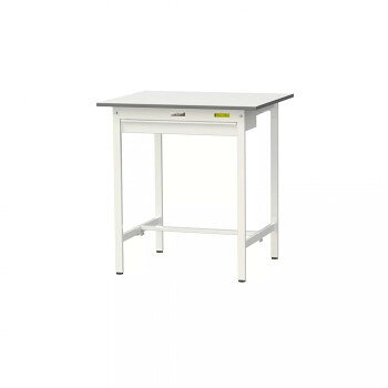 &nbsp;山金工業(YamaTec) SUPH-975W-WW ワークテーブル150シリーズ 固定式 ワイド引き出し付 (H950mm) 900×750mm天板下に横巾一杯のワイド引出しが付いたワークテーブル【山金工業(YamaTec) ...