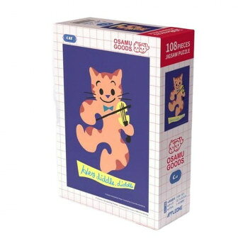 　ギフト対応について　楽天国際配送対象店舗 （海外配送）　Rakuten International Shipping&nbsp;アップルワン ジグソーパズル オサムグッズ キャット ネイビー 108ピース 108-101ポップでキュート【...