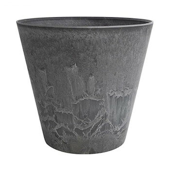 &nbsp;グリーンポット 植木鉢 アートストーン ラウンド グレー 13cm AS-00113GY 20個入ひと味違うテクスチャーを実現【グリーンポット 植木鉢 アートストーン ラウンド グレー 13cm AS-00113GY 20個入】...